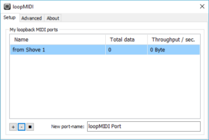 Setup loopMIDI – Silence and Sound